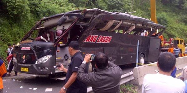 Diduga Sopir Bus Sang Engon Kelelahan, 16 orang Meninggal